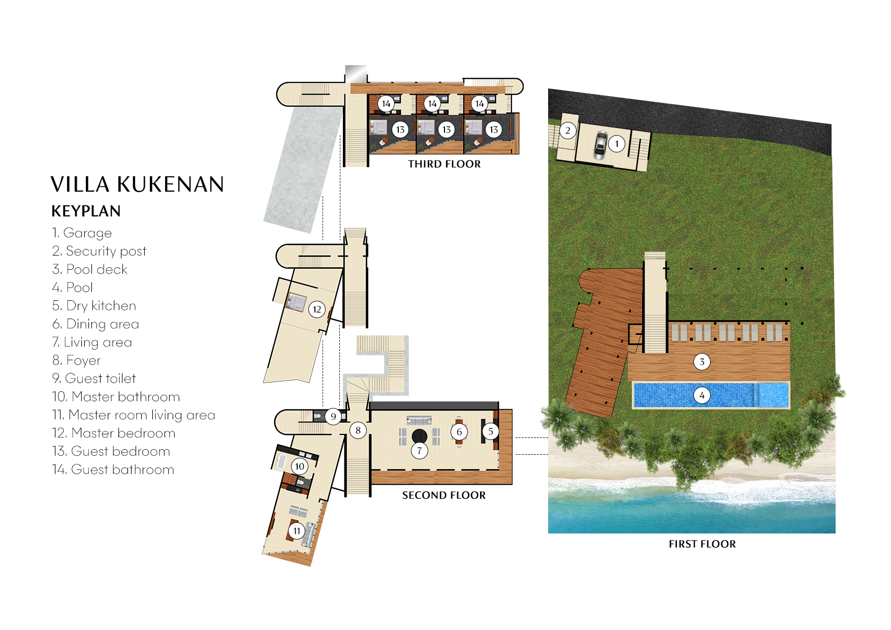 Villa Kukenan Floorplan - Elite Havens